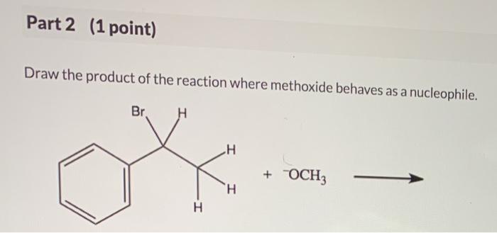 Solved Draw the product of the reactions below where | Chegg.com