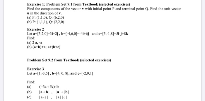 Solved Exercise 1 Problem Set 9 1 From Textbook Selected
