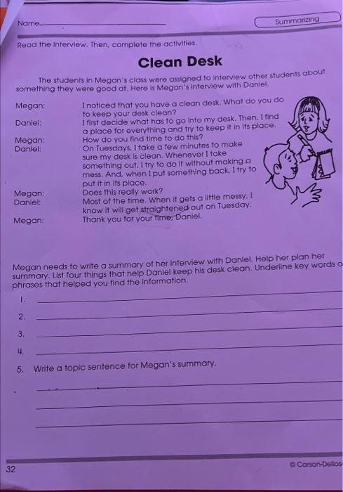 The students in Megan's class were assigned to | Chegg.com