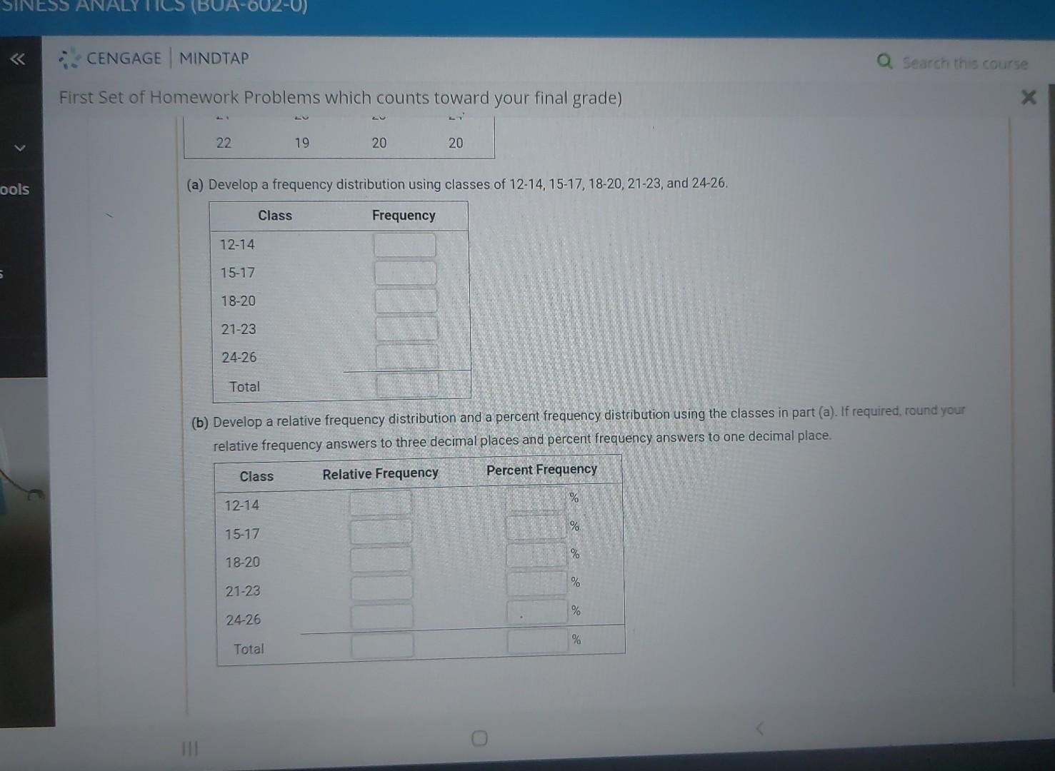 Solved First Set of Homework Problems which counts toward | Chegg.com