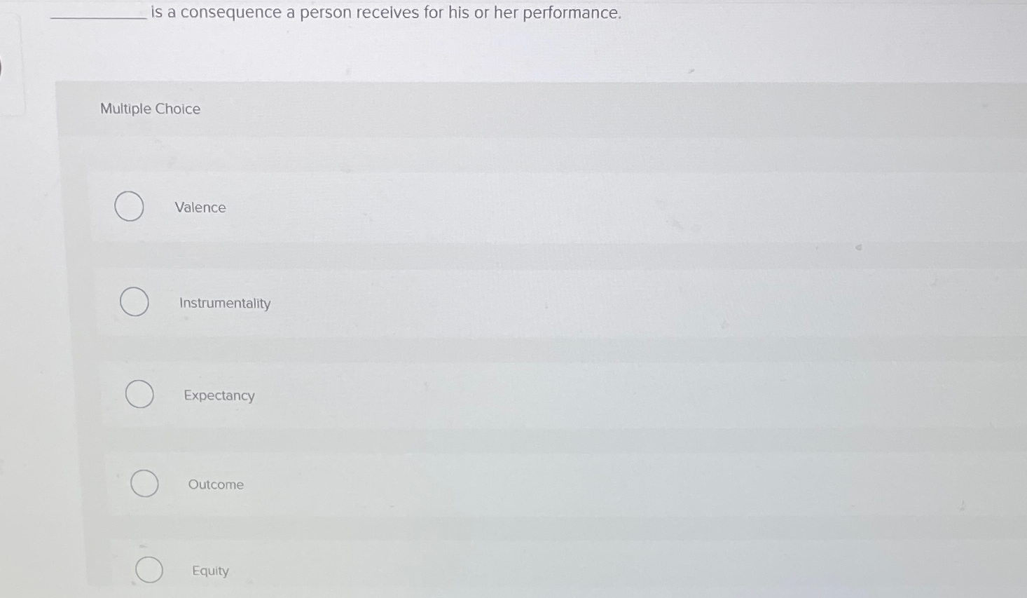 Solved is a consequence a person recelves for his or her | Chegg.com