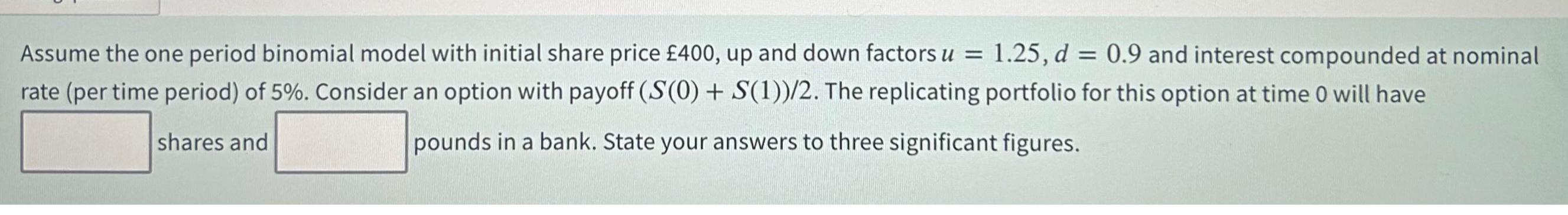Solved Please answer the 2 ﻿blanks to 3sf and i will leave | Chegg.com