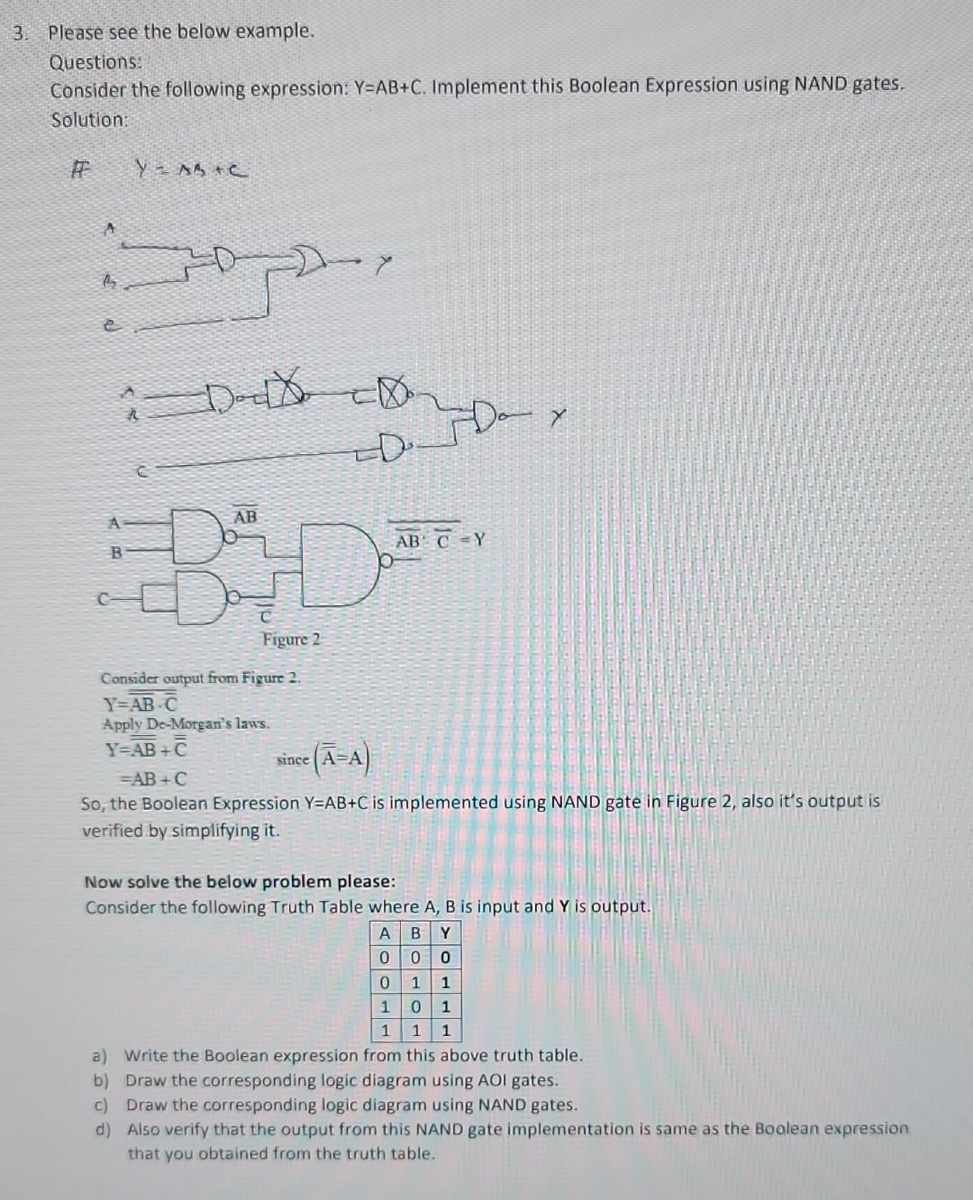 Solved 3. Please see the below example. Questions: Consider | Chegg.com