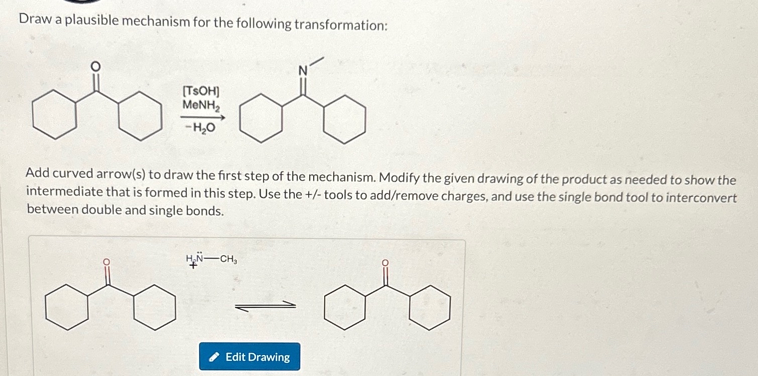 Solved Draw a plausible mechanism for the following | Chegg.com