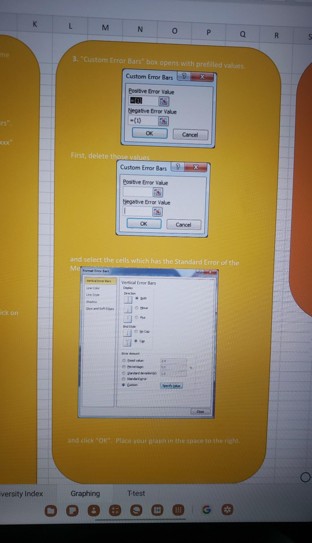 "Format En "Specify Va 2. Click on the graph to the | Chegg.com