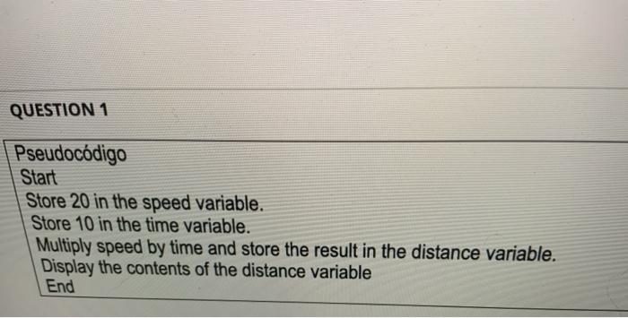 Solved modify the following pseudocode where you add a | Chegg.com