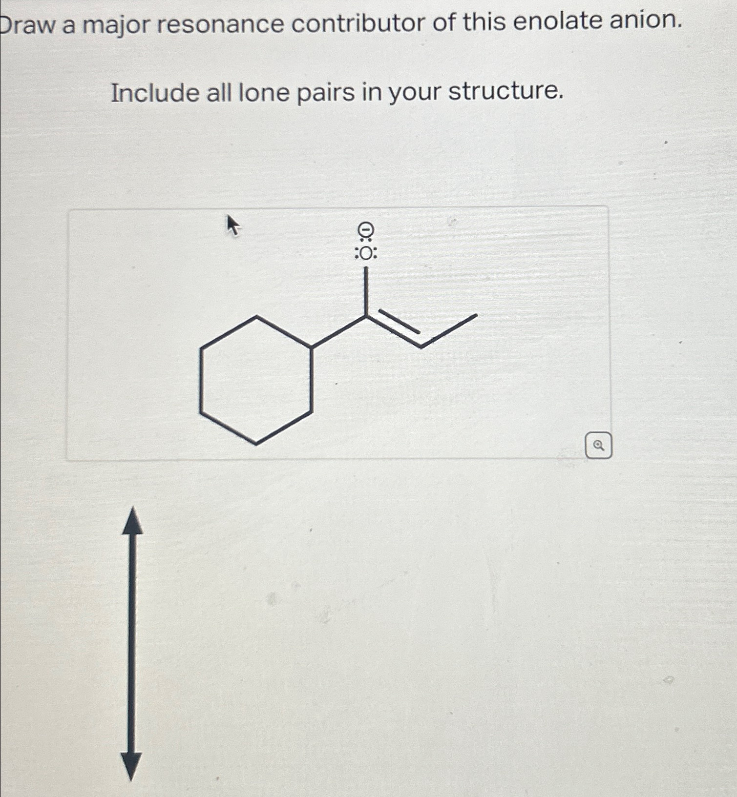 Solved Draw a major resonance contributor of this enolate | Chegg.com