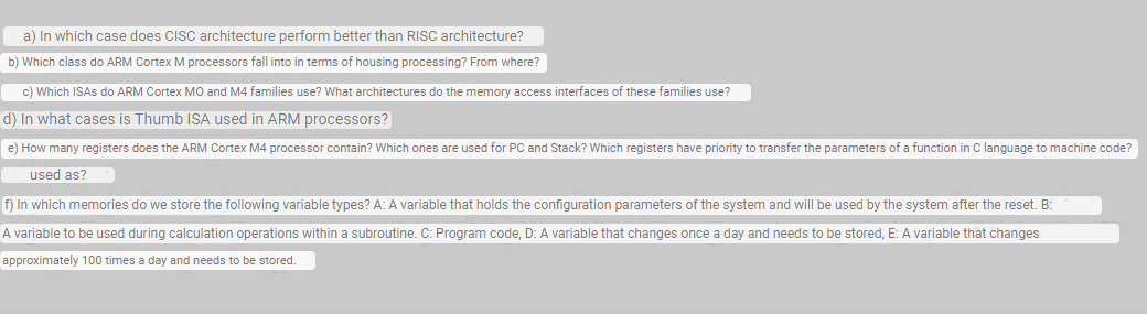 Solved a) ﻿In which case does CISC architecture perform | Chegg.com