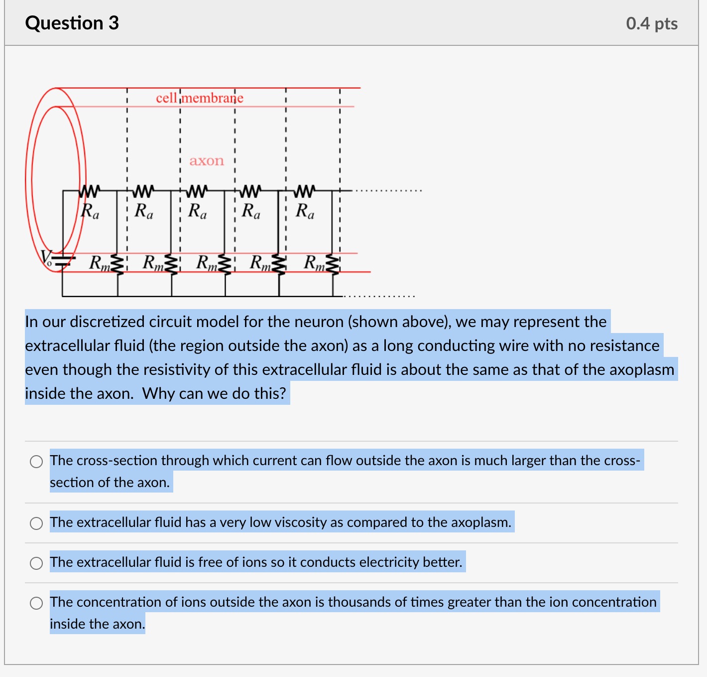Solved Question 3In our discretized circuit model for the | Chegg.com