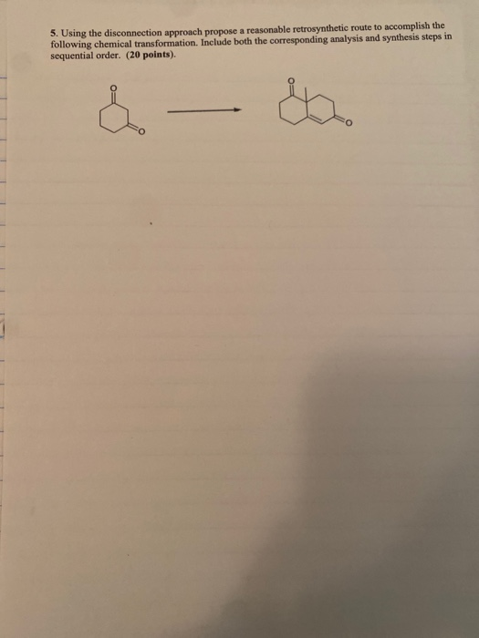 Solved 5. Using the disconnection approach propose a | Chegg.com