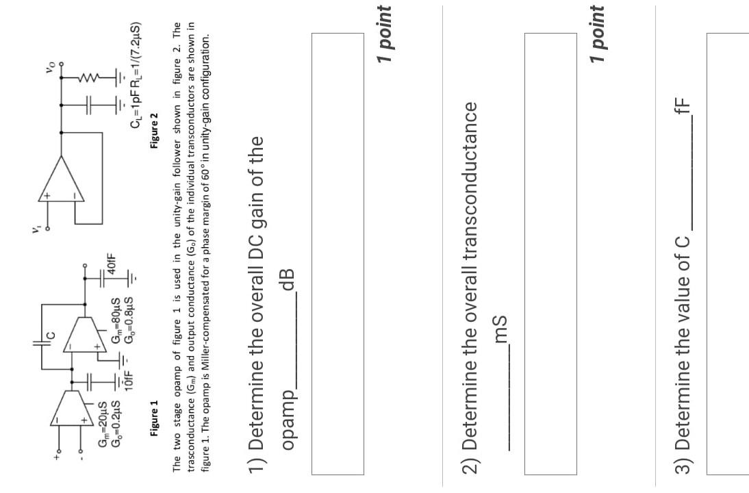 The two stage opamp of figure 1 is used in the | Chegg.com