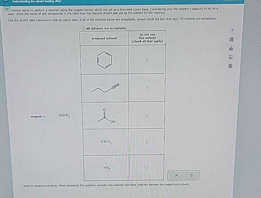 Solved Chemist wants to perform a reaction using the reagent | Chegg.com