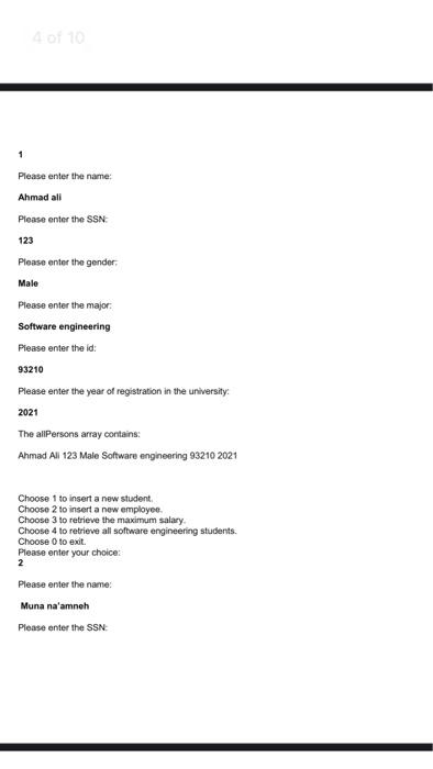 Solved Q1) Write a java program with the following steps: 1- | Chegg.com