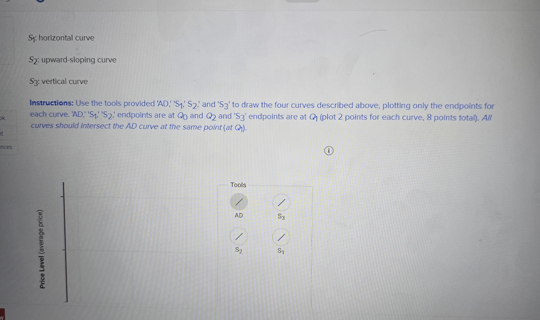 Solved S1: horizontal curveS2 ﻿: upward-sloping curveS3: | Chegg.com