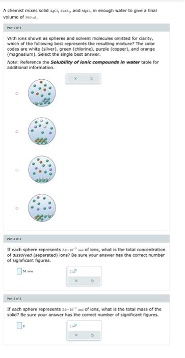 Solved A chemist mixes solid AgCl4CMCly and MyCl2 in enough | Chegg.com