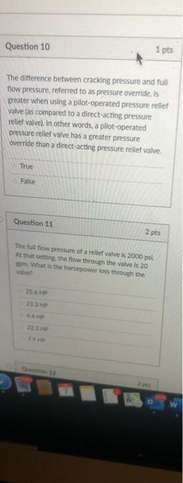Solved Question 10 1 pts The difference between cracking | Chegg.com