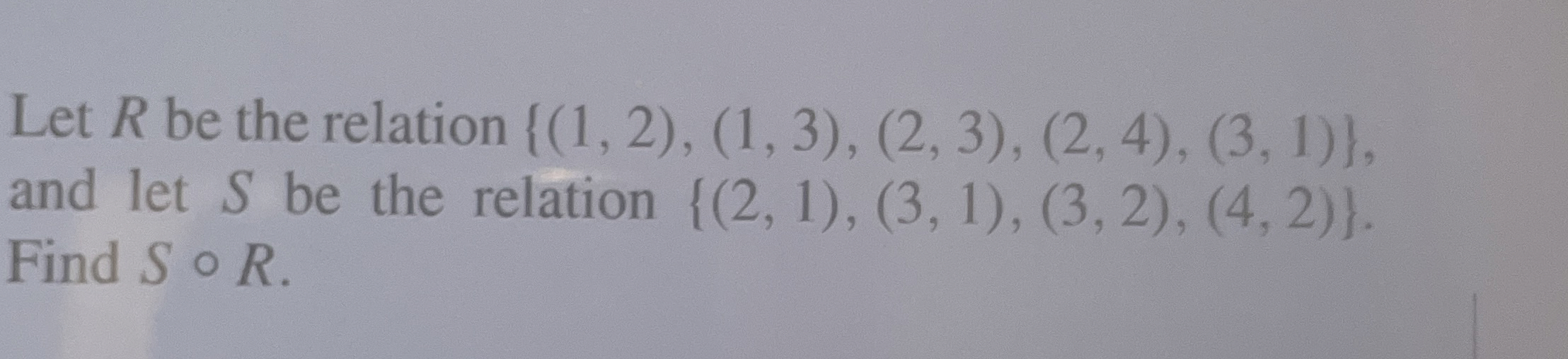 Solved Let R ﻿be the relation | Chegg.com