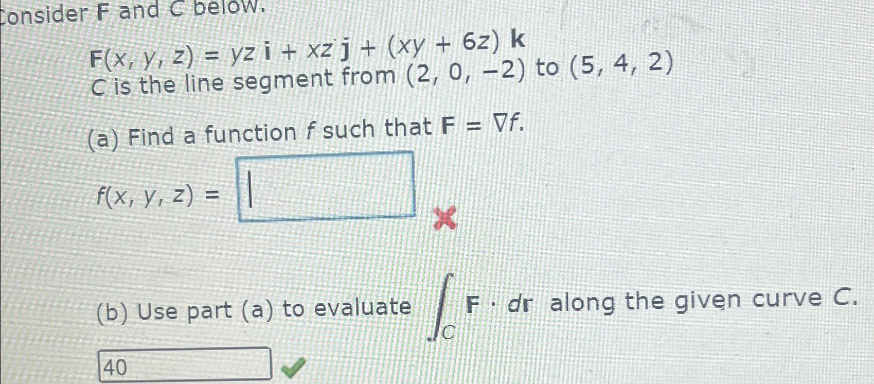 Solved Consider F ﻿and C | Chegg.com