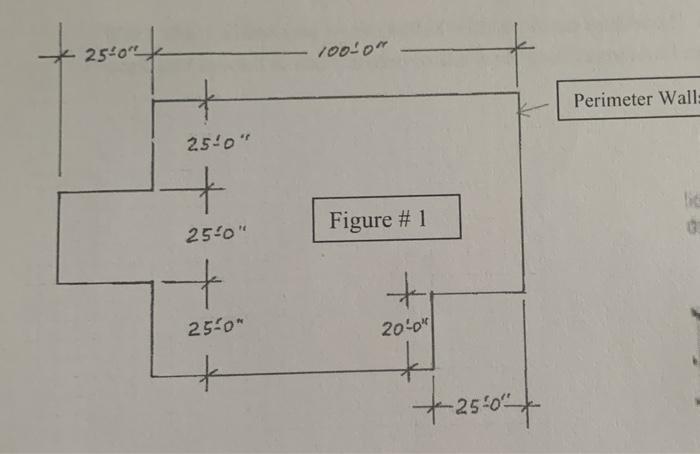 Solved Student: 1. Figure # I shows a very basic floor plan | Chegg.com