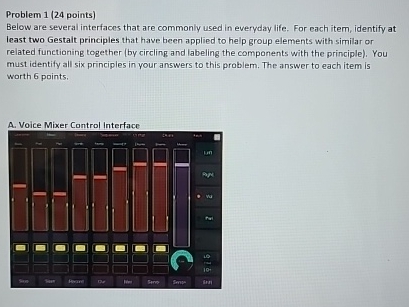 Solved Problem 1 ( 24 ﻿points)Below are several interfaces | Chegg.com