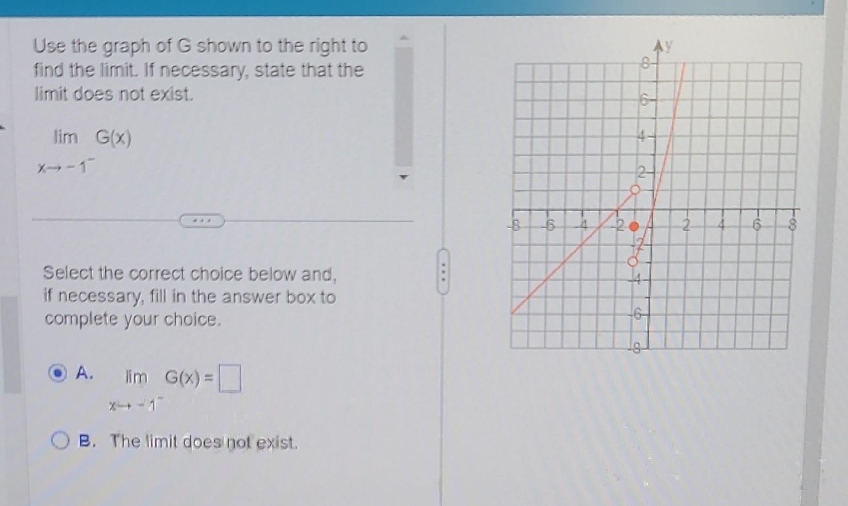 It can't be that the limit DNE because I tried that | Chegg.com