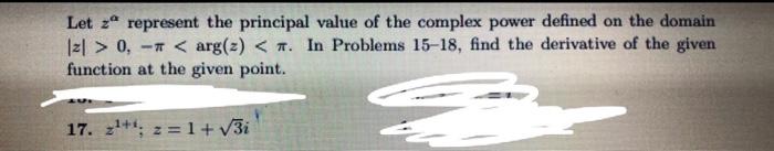 Solved In Problems 9-12. find all complex values z | Chegg.com