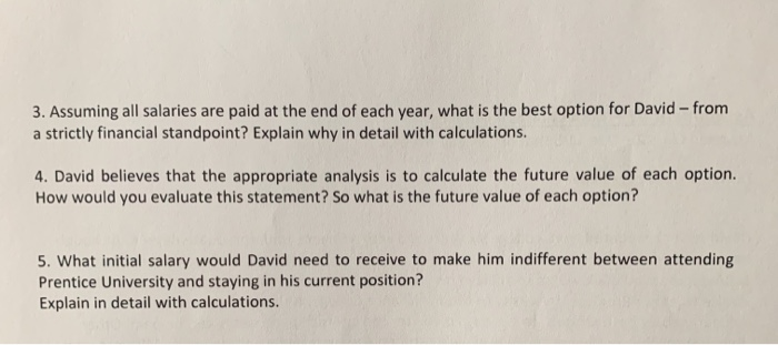 Solved David Jetter graduated from college six years ago | Chegg.com