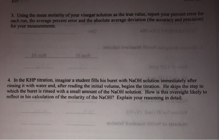 Solved 1. Standardizing the NaOH Standard Solution Run #1 | Chegg.com