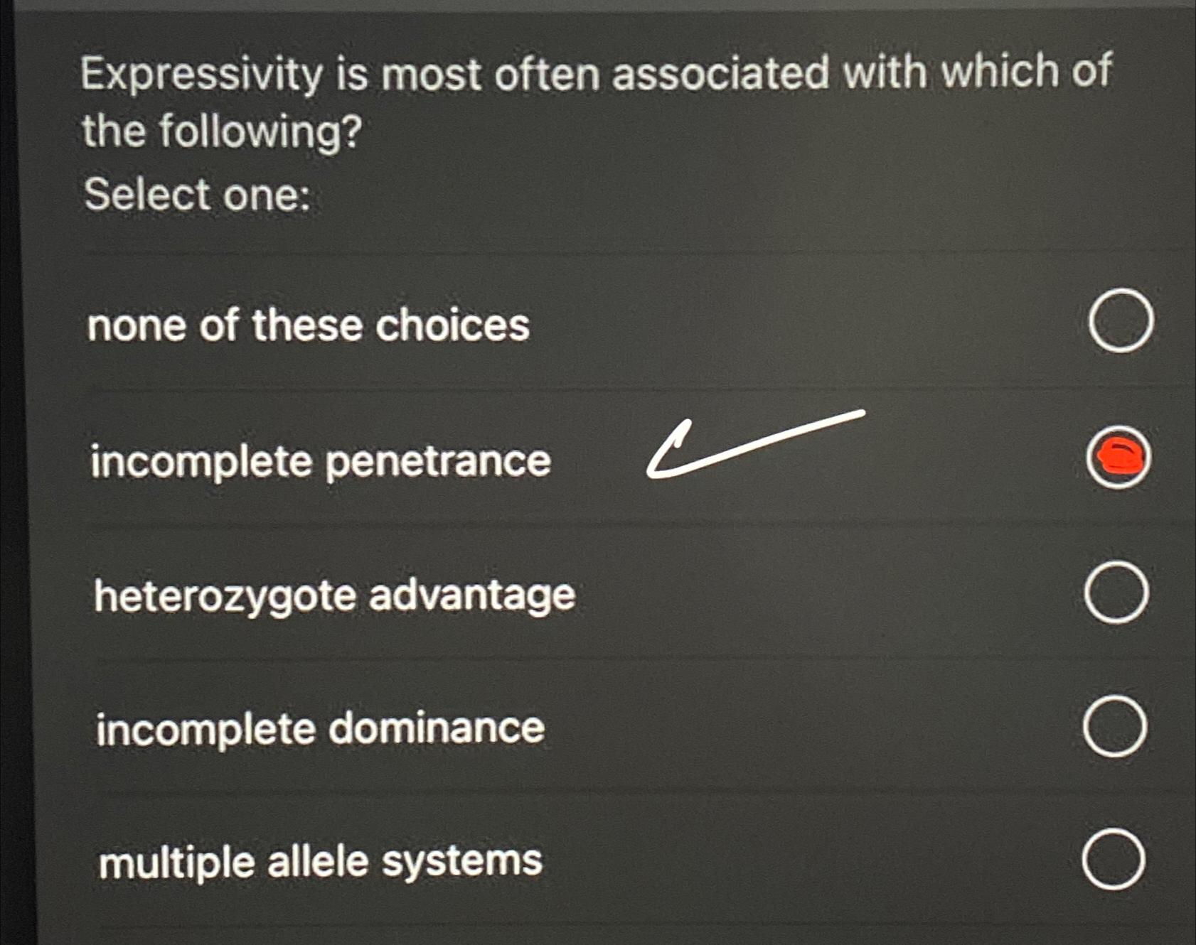 Solved Expressivity is most often associated with which of | Chegg.com