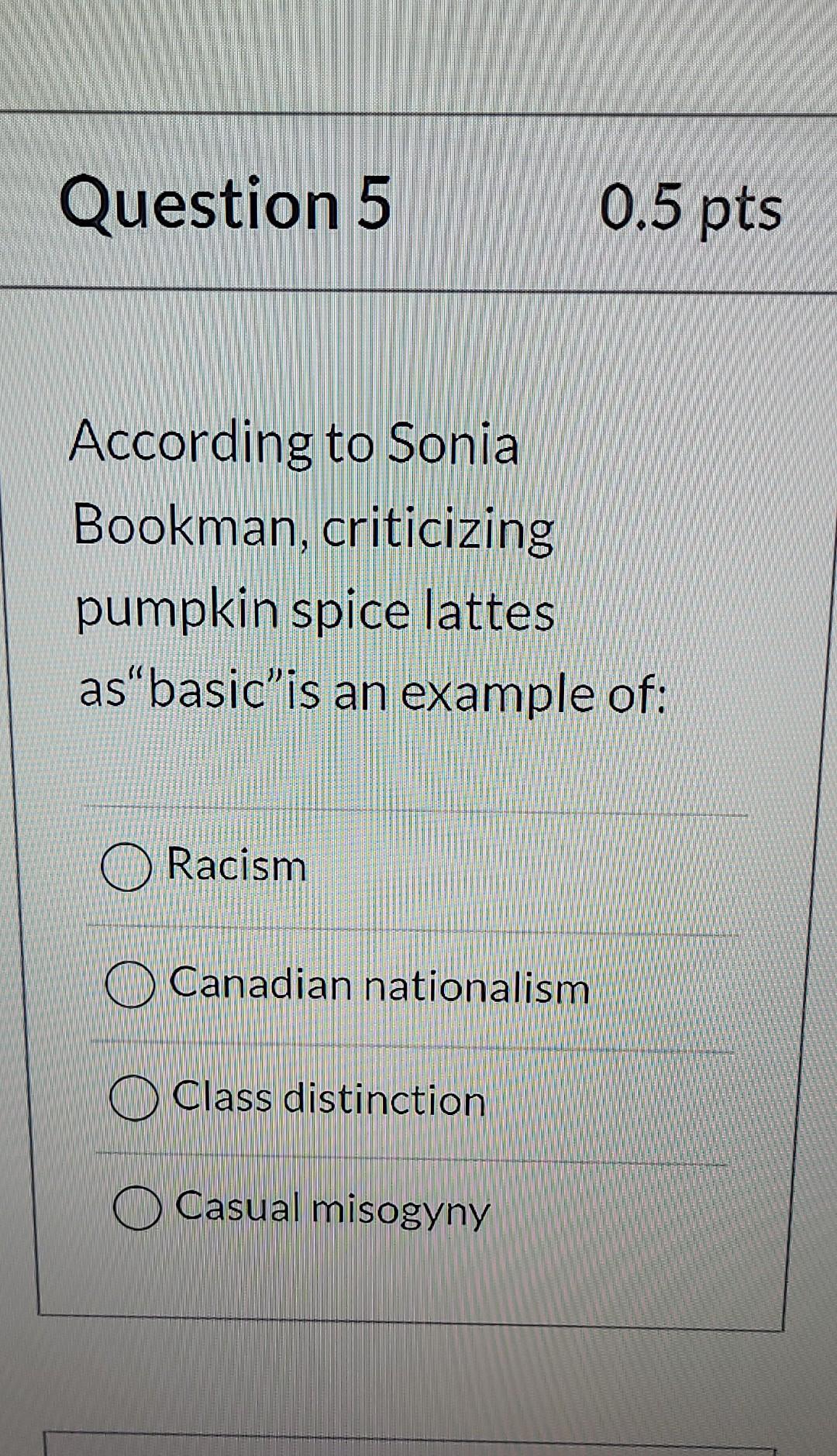 Question 5 According to Sonia Bookman, criticizing | Chegg.com