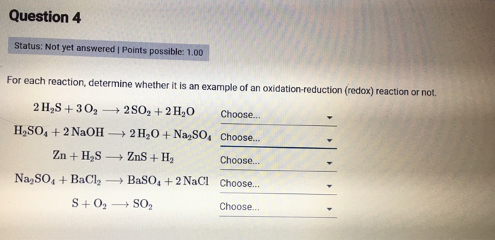 Solved: Question 1 Status: Not Yet Answered Points Possibl... | Chegg.com