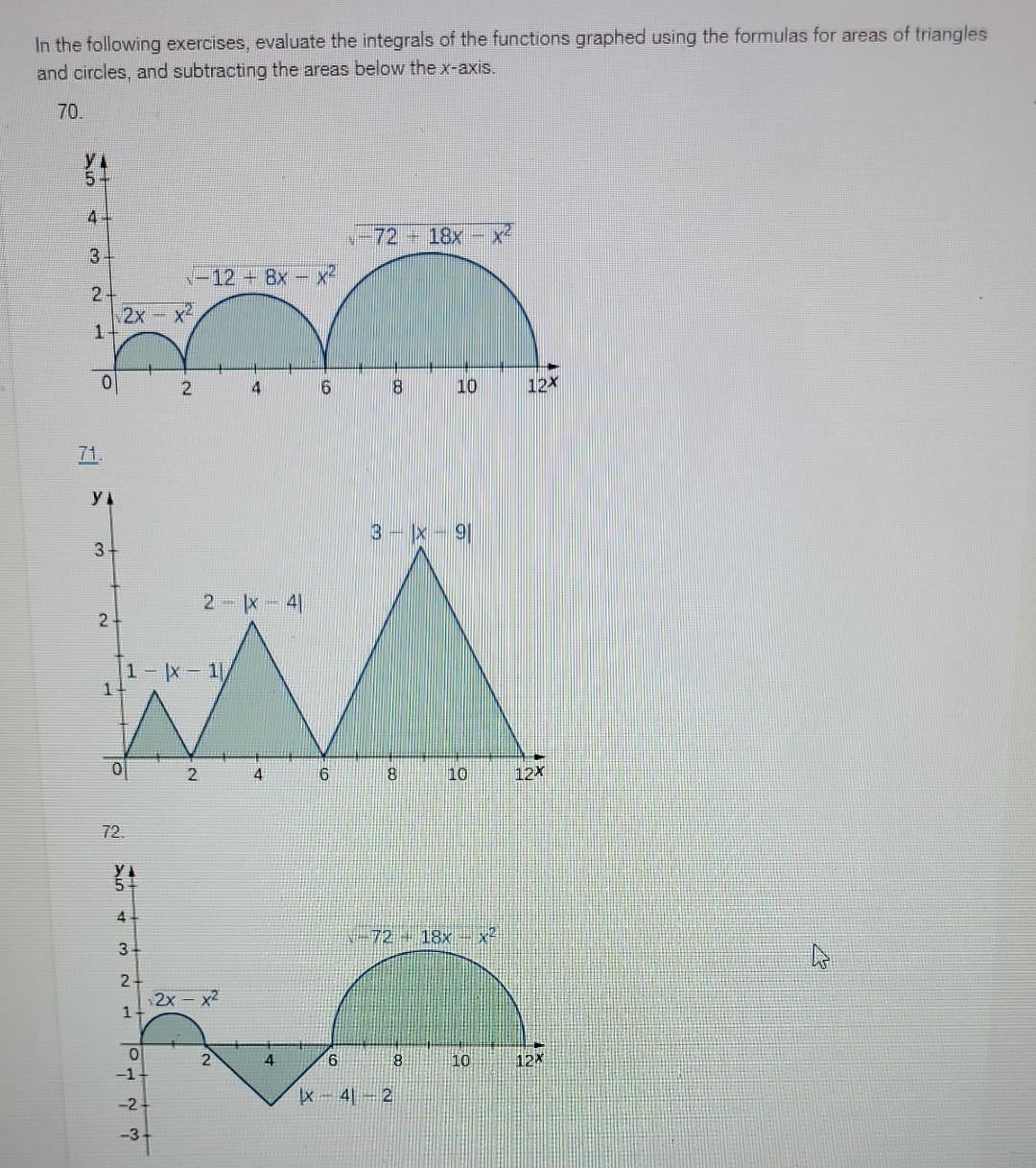 Solved In the following exercises, evaluate the integrals of | Chegg.com