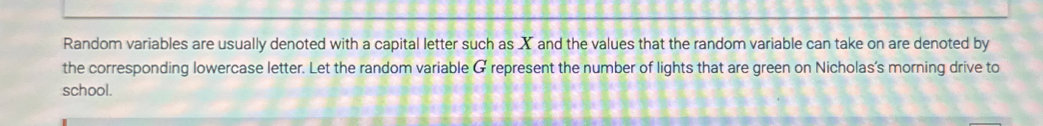 Solved Random variables are usually denoted with a capital | Chegg.com