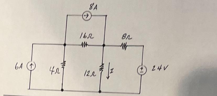Solved Use superposition to determine the value of the | Chegg.com