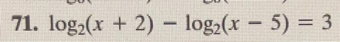 Solved Solve each logarithmic equation in Exercises 49-92. | Chegg.com