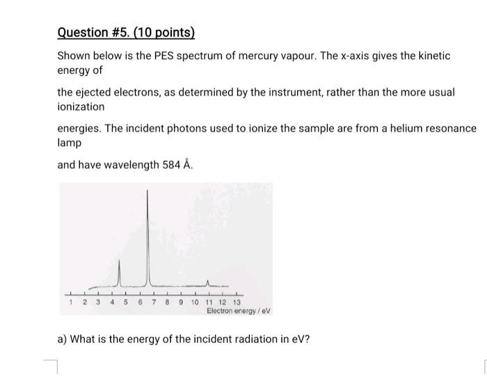 Solved Question #5. (10 points) Shown below is the PES | Chegg.com