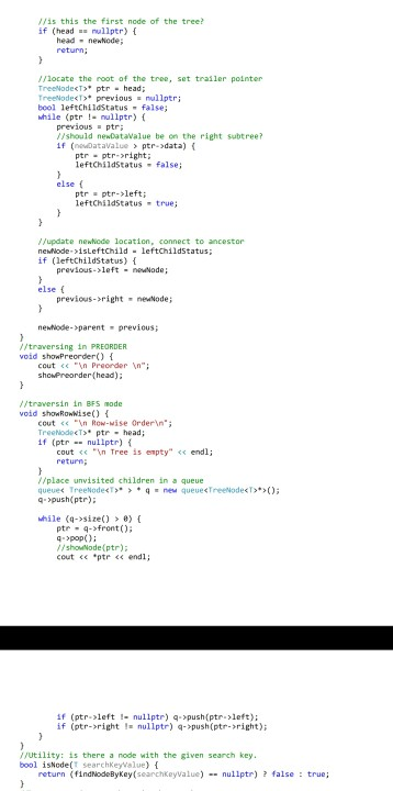 TreeNode Definition Иргэела оnсе #include #include | Chegg.com