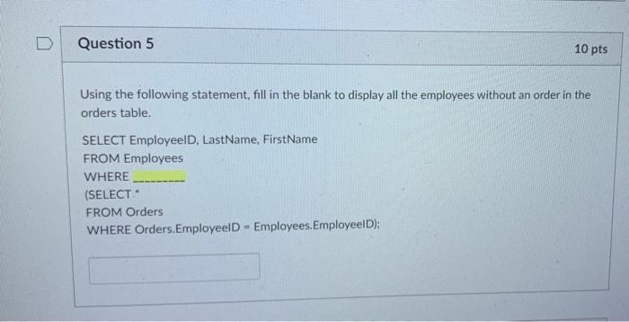 Solved Which one of the following statements retrieves all | Chegg.com