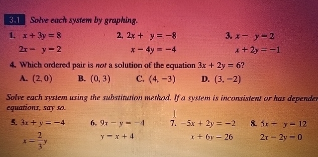 Solved i need help with 3 ﻿and 7 | Chegg.com