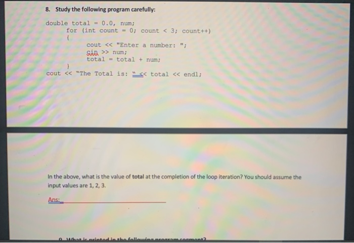 Solved type of loop. 6. The do-while loop is a a) pre-test | Chegg.com