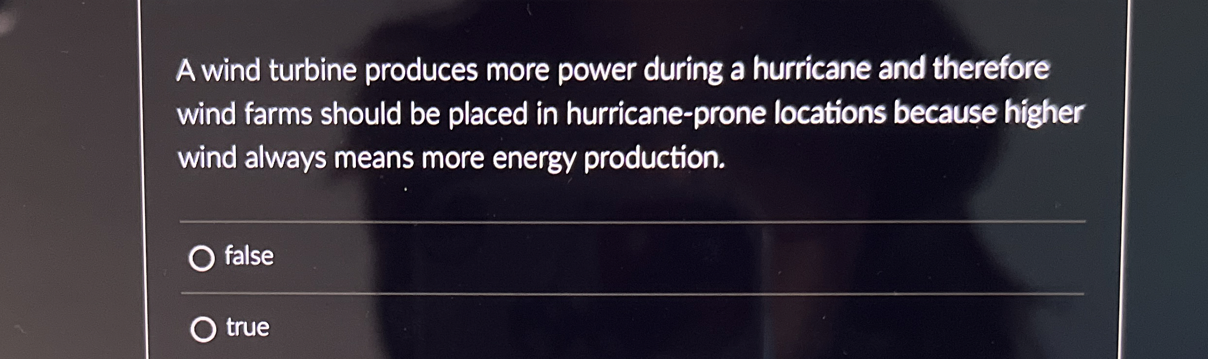 Solved A wind turbine produces more power during a hurricane | Chegg.com