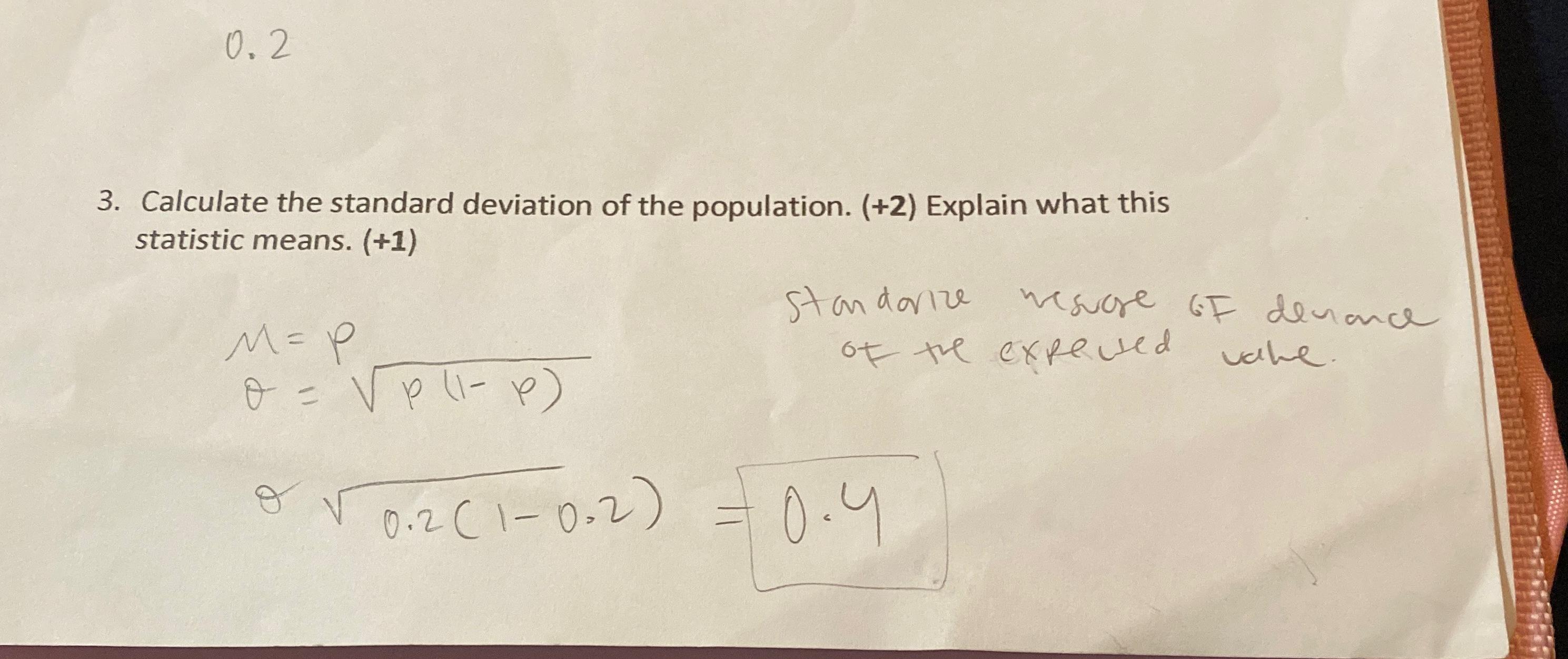 Solved 0.23. ﻿Calculate the standard deviation of the | Chegg.com