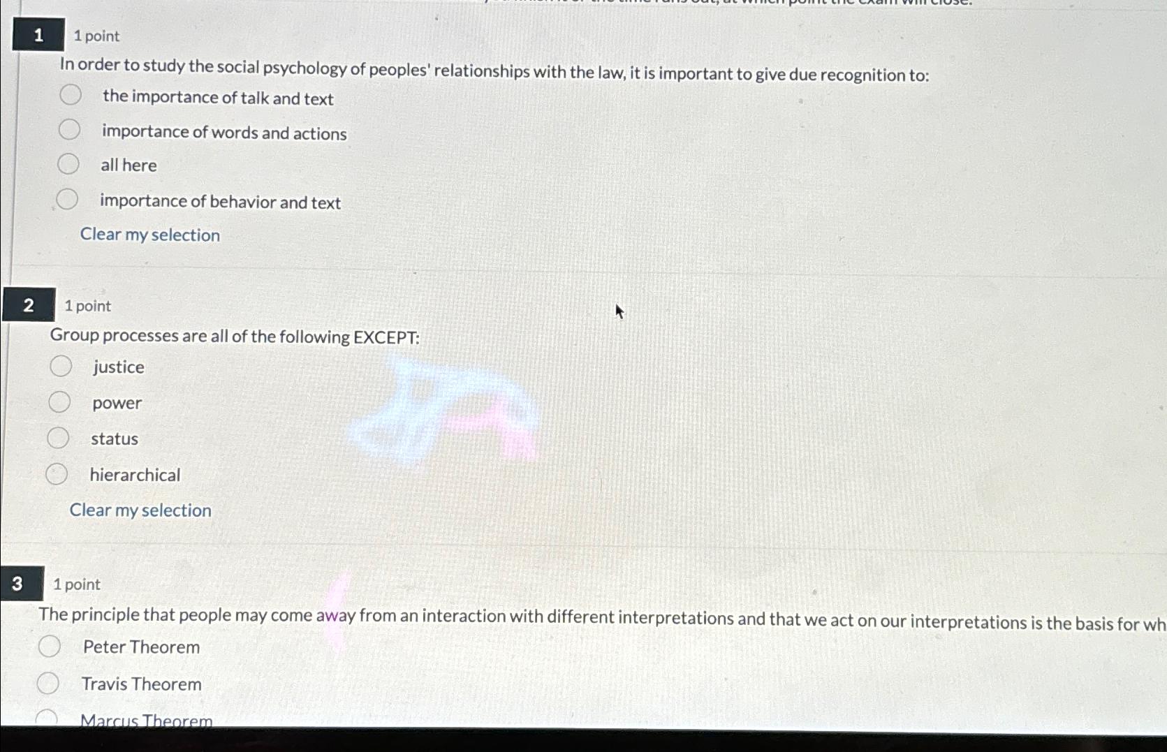 Solved 11 ﻿pointIn order to study the social psychology of | Chegg.com