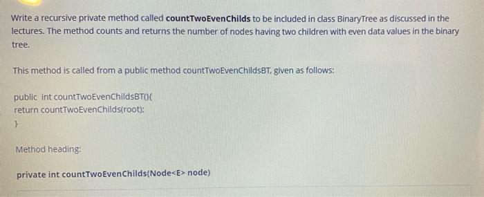 Solved Write a method called changeQueue to be considered | Chegg.com