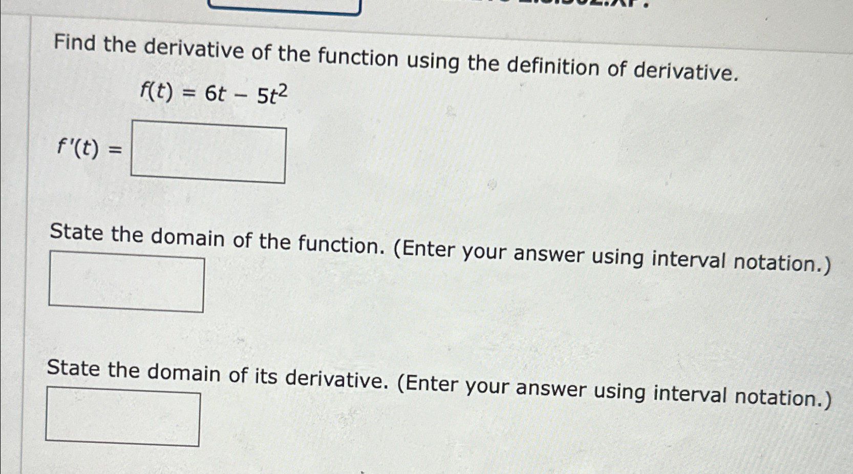 Solved Find the derivative of the function using the | Chegg.com