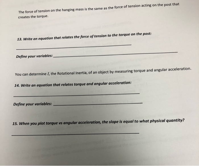 Solved Linear Acceleration vs Angular acceleration angular | Chegg.com