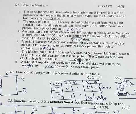 Solved solve Q1 ( 1, 2, 3, 4, 5) and Q2, Q3 | Chegg.com