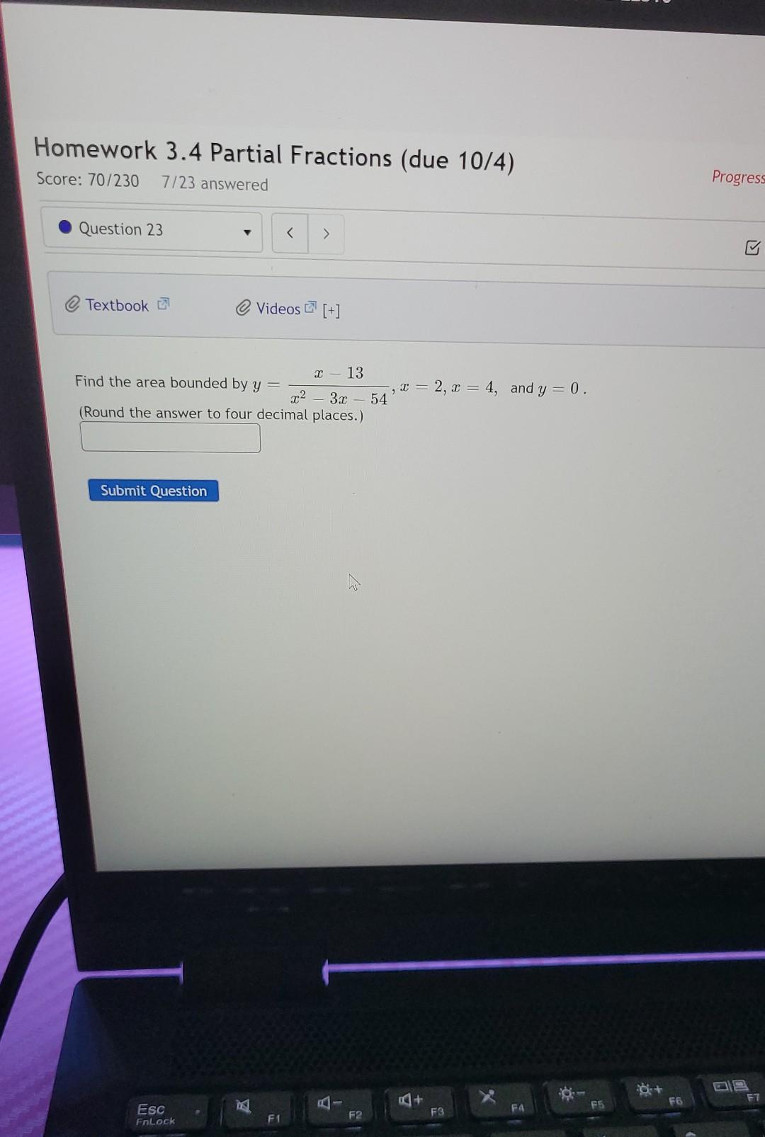 Solved Homework 3.4 Partial Fractions (due 10/4) Score: | Chegg.com