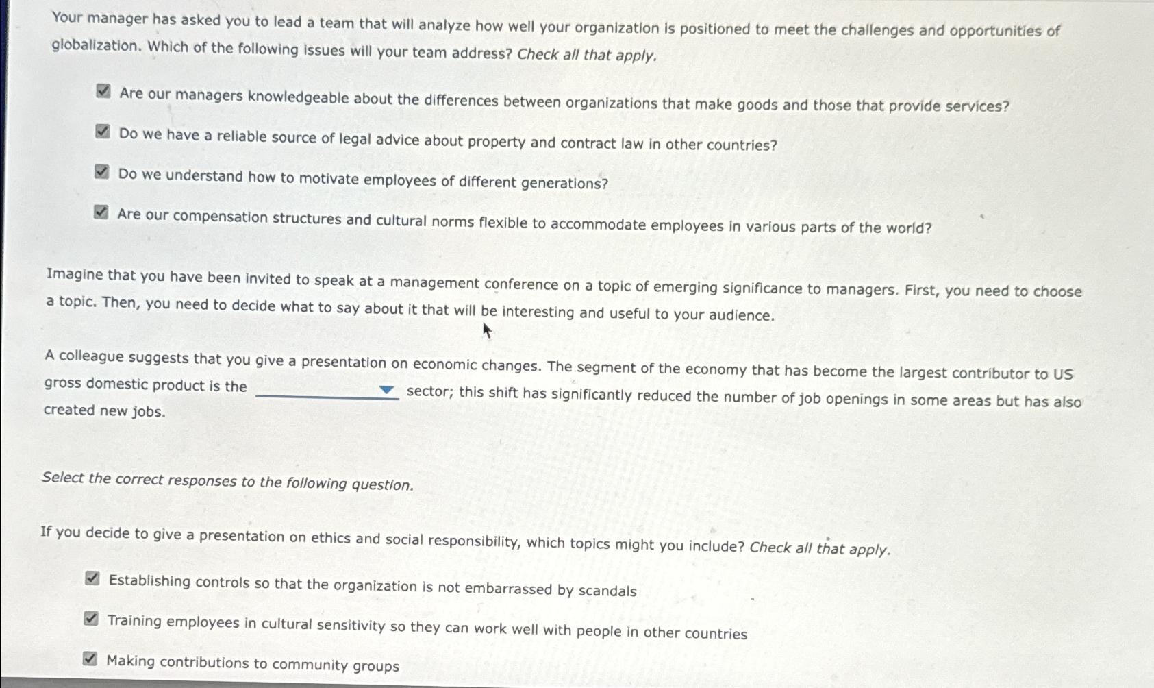 Solved Your manager has asked you to lead a team that will | Chegg.com