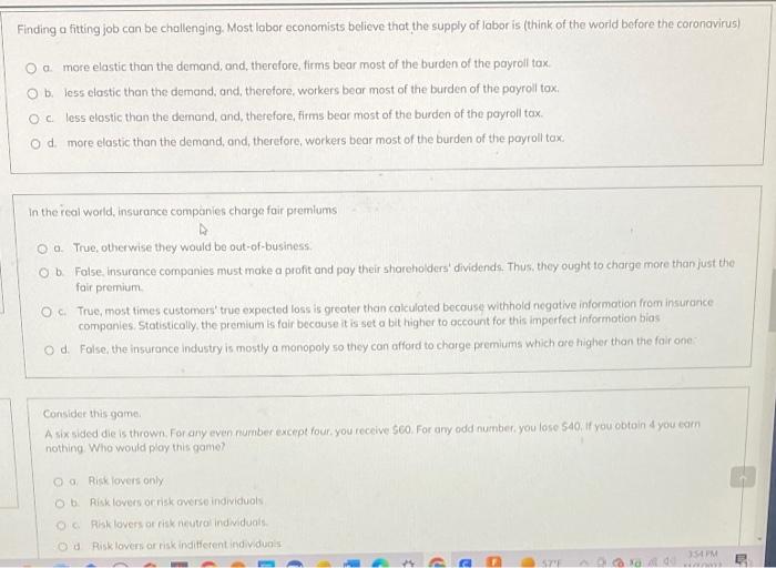 Solved Finding a fitting job can be challenging. Most labor | Chegg.com